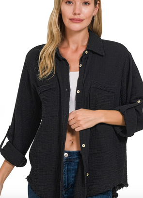 Women's Button-Up Tops - Classic & Trendy Styles | One:Nine Boutique